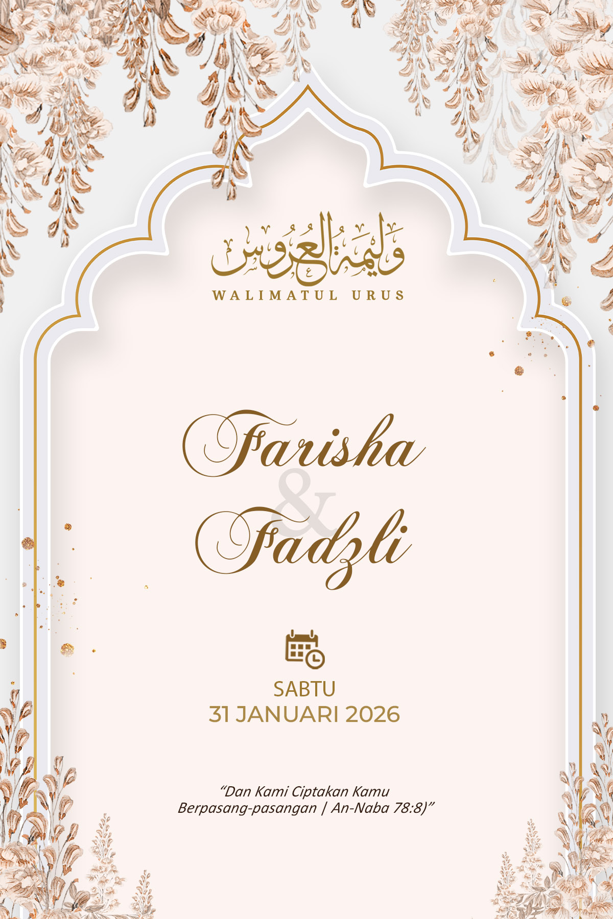 # Farisha & Fadzli 31/1/2026 - Alive Card