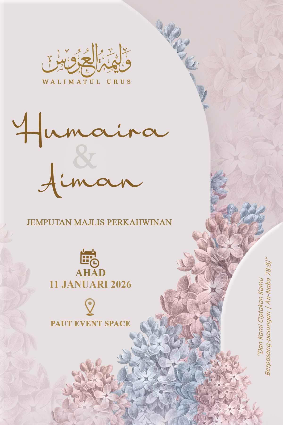 # Humaira & Aiman 11/1/2026 - Alive Card
